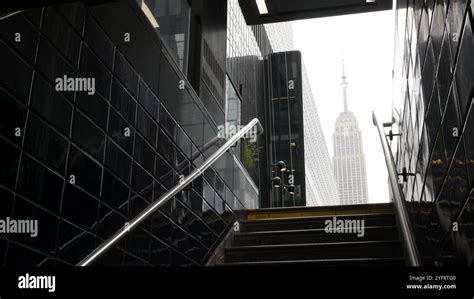 New York City Underground Subway Metro Empire State Building