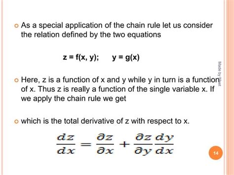 Implicit Function And Total Derivative Ppt