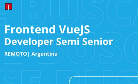 Desarrollador Frontend Vuejs Ssr Remoto Tecsol Group
