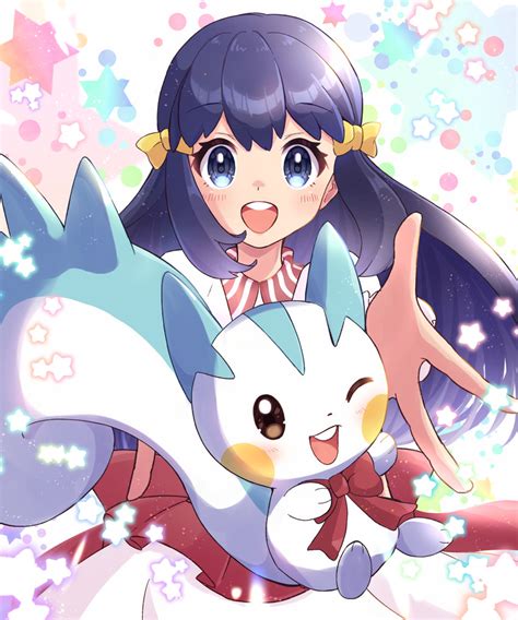 Dawn And Pachirisu Pokemon And More Drawn By Haru Haruxxe Danbooru