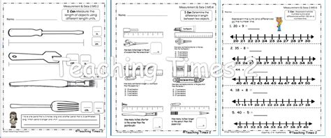 2nd Grade Common Core Math Assessments Teaching Times 2