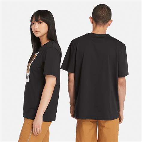 T Shirt Stack Logo All Gender In Colore Nero