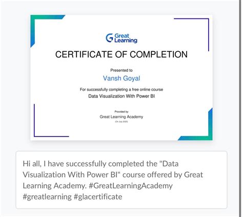 Goyal Vansh On Linkedin Datavisualization Powerbi Greatlearningacademy Dataanalytics…