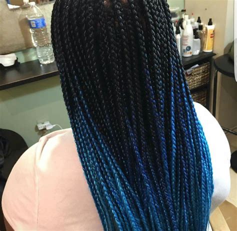 Faddishfashion Ombre Box Braids Colored Box Braids Blonde Box Braids