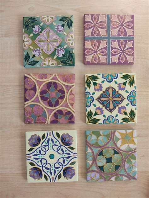 Эксклюзивная плитка с ручной росписью для любителей отличаться Раскрашенные плитки Роспись