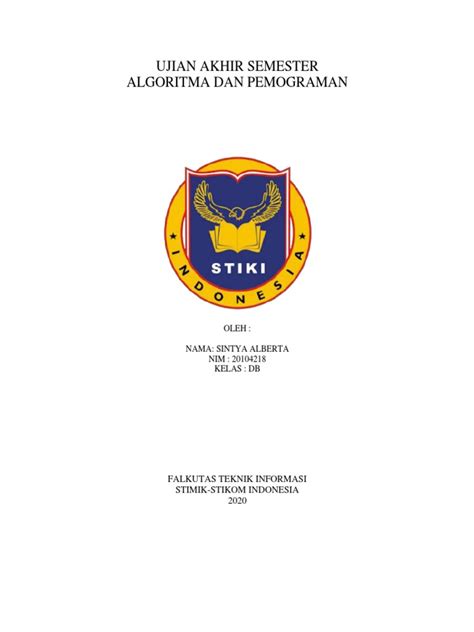Uas Algoritma Pdf Metode And Bahan Ajar Komputer