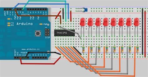 19 Shift Register 8 Bit Binary Counter Belajar Arduino