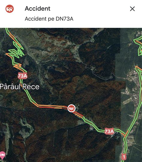 Accident rutier pe DN 73A Predeal Râșnov Info Trafic Romania