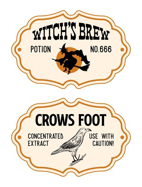 8 Best Witches Potion Labels Free Printable Pdf For Free At Printablee