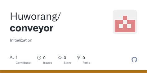 GitHub Huworang Conveyor Initialization