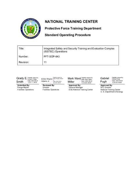 Fillable Online Standard Operating Procedure SOP For Patient Handoff
