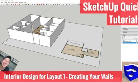 Creating Our First Floor Plan In Layout SketchUp Apartment Interior