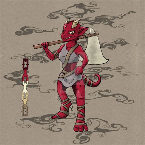 Red Kobold Adopt Open By Merrowofthefjord On Deviantart