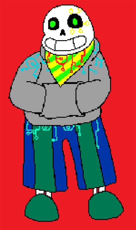 Corrupt Sans Pixel Art By Leosan123 On Deviantart