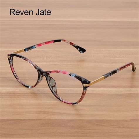 Reven Jate Unisex Full Rim Oval Acetate Eyeglasses C202 Optical