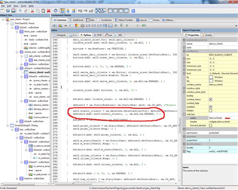 Wxdataviewlistctrl Not Subclassed With Python Generator Issue Wxformbuilder