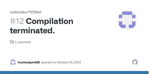 Compilation Terminated · Issue 12 · Codeslakepvdnet · Github