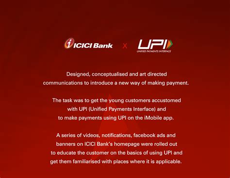 ICICI Bank UPI Communications Behance