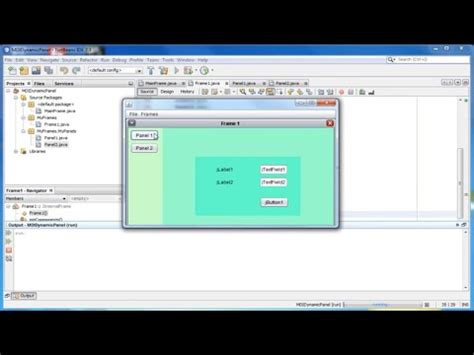 Create Dynamic Panel With NetBeans YouTube