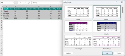 Auto Format In Excel Examples How To Unhide And Use