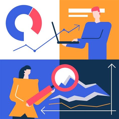 Data Analysis Flyer Brochure Template Royalty Free Vector