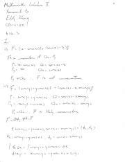 Multivariable Calculus Homework Pdf Course Hero
