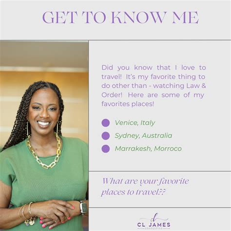 Cheryl James On Linkedin Gettoknowme Travellover Wanderlust