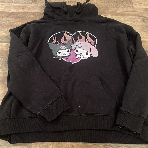 My Melody And Kuromi Hoodie Size Xl Depop
