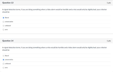 Solved In Signal Detection Terms If You Are Doing Something Chegg Com
