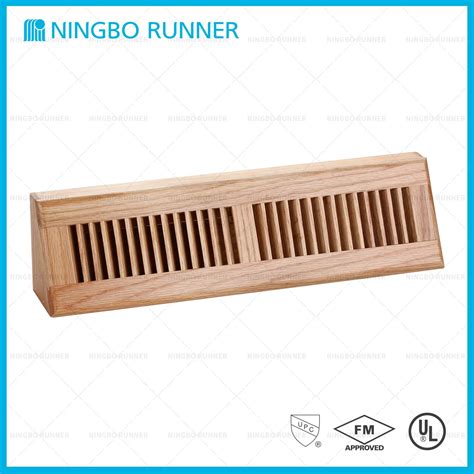 Oak Baseboard Diffuser Air Grille And Tuyere
