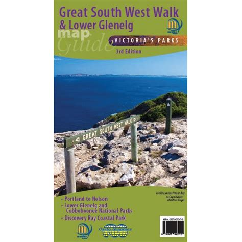 Great South West Walk And Lower Glenelg Map Green Trails Australia