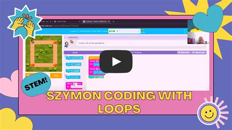 Edustemlab Szymons Coding With Loops