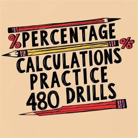Percentage Calculations 480 Practice Questions 4 Pdfs Tpt