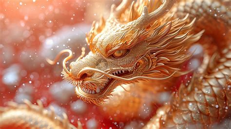 黄金色霸气威武的立体卡通龙插画图片下载 正版图片402549464 摄图网