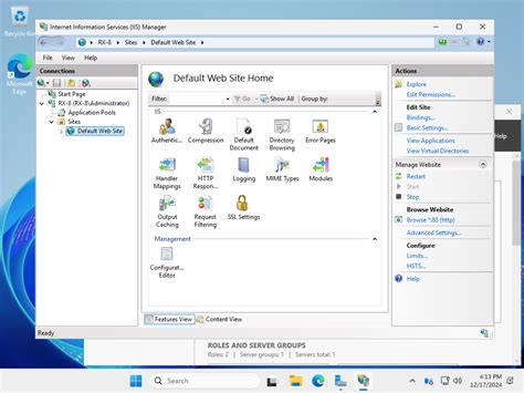 Windows Server 2025 Iis Use Default Web Site Server World