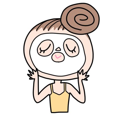 パックをしている女性のイラスト かわいいフリー素材が無料のイラストレイン