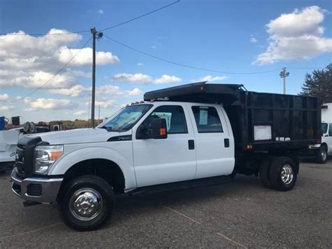 2015 Ford Super Duty F 350 Drw Xl 4x4 38k Low Miles Crew Cab Dump Bed