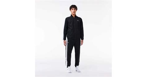 Lacoste Colourblock Tennis Tracksuit In Blue For Men Lyst Uk