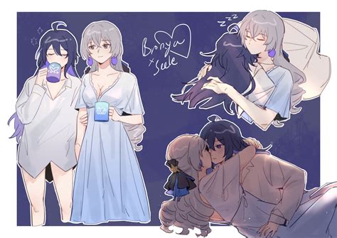 Bronya Rand And Seele Honkai And 1 More Drawn By User217104030 Danbooru
