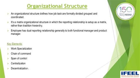 Nestle Organisational Structure