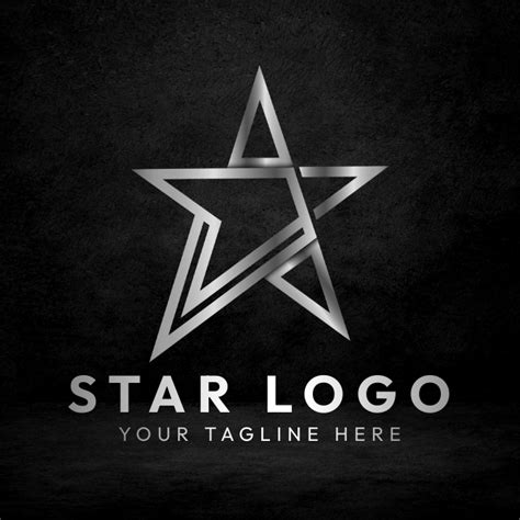 Silver Star Logo Template Postermywall