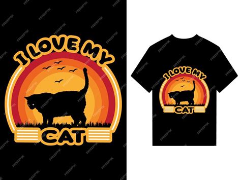 Premium Vector Vintage Vector Cat T Shirt Design