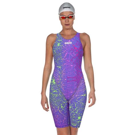 Arena Girls Limited Edition Powerskin St Next Open Back Clean Sea Blue