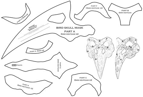 Templates SKS PROPS In 2024 Paper Mask Diy Mask Template Paper