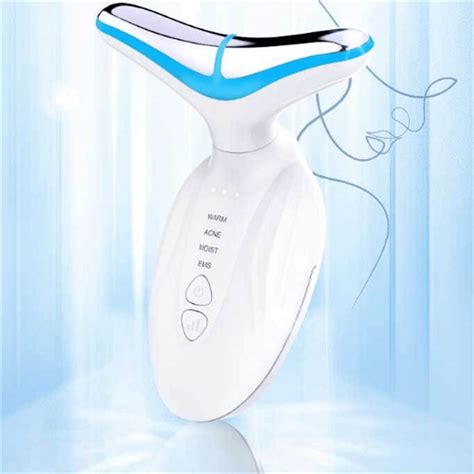 4 Color Light Based Facial And Neck Massager Face Massager Tool For
