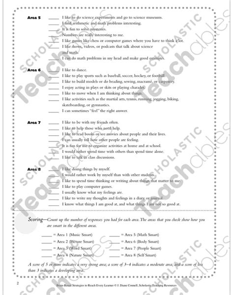 Multiple Intelligence Test Pdf