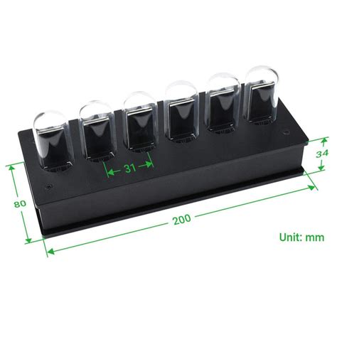 Pseudo Nixie Tube Clock For Raspberry Pi Zero Discontinued The Pi Hut