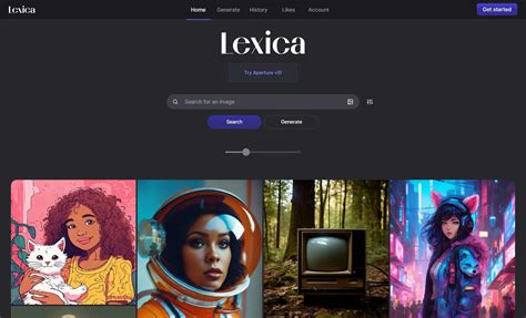 Lexica Moteur de recherche d art par IA et créateur Meilleurs Outils