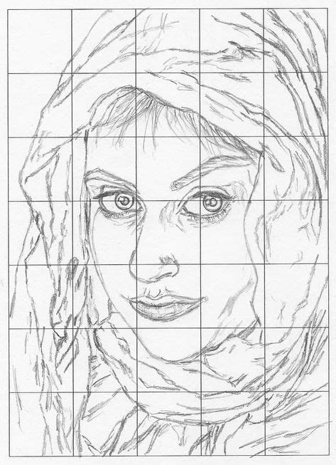 Best Grid Method Drawing Ideas Drawings Grid Method Drawing Drawing Grid