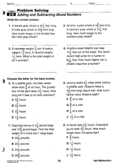 Integer Word Problems And Answers Integer Word Problems Work